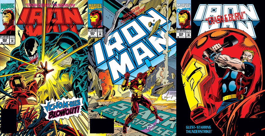 Iron Man #302-304 (March-May 1994) – THE VIRTUES OF CAPTAIN AMERICA