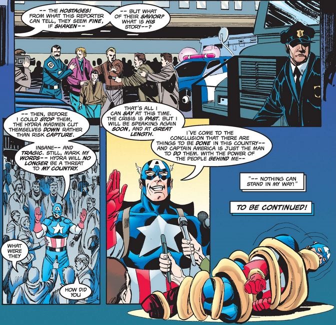 Captain America #5 (May 1998) – THE VIRTUES OF CAPTAIN AMERICA