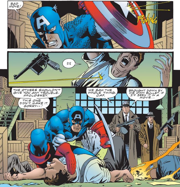 Marvel Universe #1-3 (June-August 1998) – THE VIRTUES OF CAPTAIN AMERICA