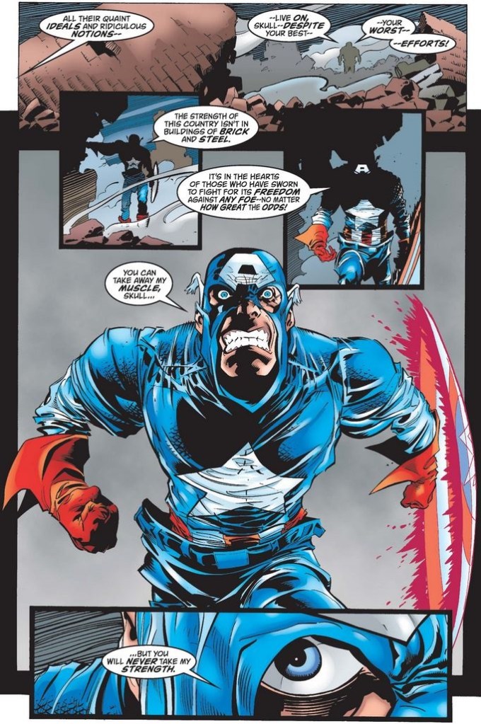 Captain America #17 (May 1999) – THE VIRTUES OF CAPTAIN AMERICA