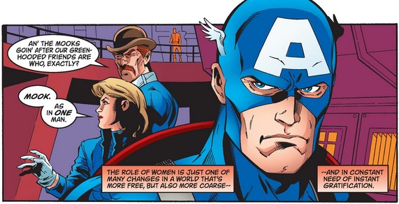 Captain America #37 (January 2001) – THE VIRTUES OF CAPTAIN AMERICA